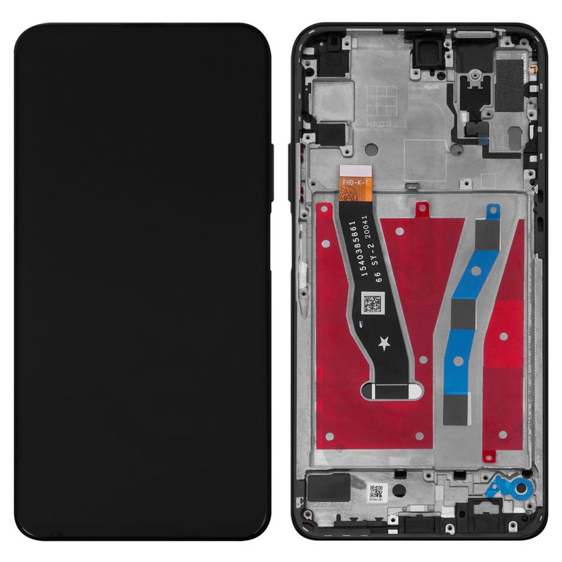 Дисплей для Huawei P Smart Pro (2019), чорний, з рамкою, Original (PRC ...