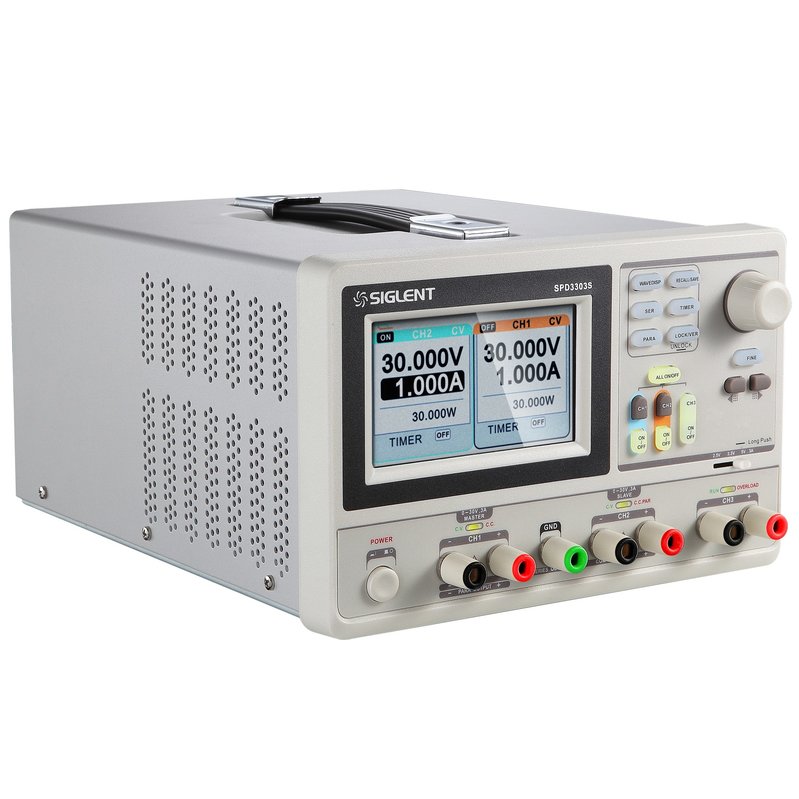 Siglent DC Power Supply Siglent SPD3303C Triple Output DC Power Supply - 32V 3.2A Linear Bench ...